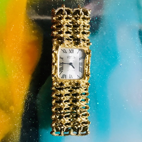 Vintage | Accessories | Vintage Rhapsody Royale 7 Jewel Chunky Bracelet ...